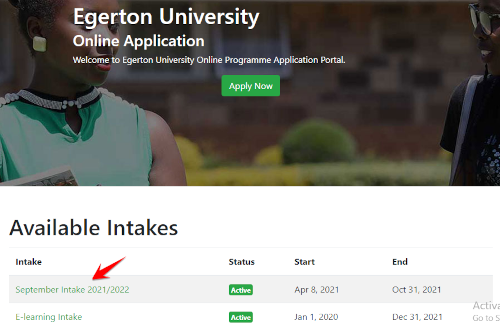 Egerton University Scholarship Application 20172018